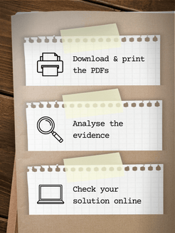 'Cold Case File' Date Night Game – A Twist Of Date