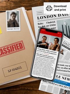 'Cold Case File' Date Night Game – A Twist Of Date